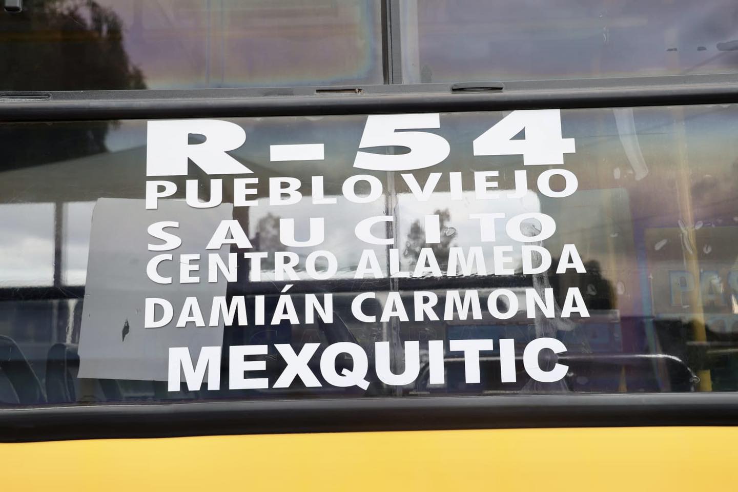 DESDE LA ALAMEDA HASTA MEXQUITIC DE CARMONA! RUTA 54 AMPLÍA SU RUTA ...